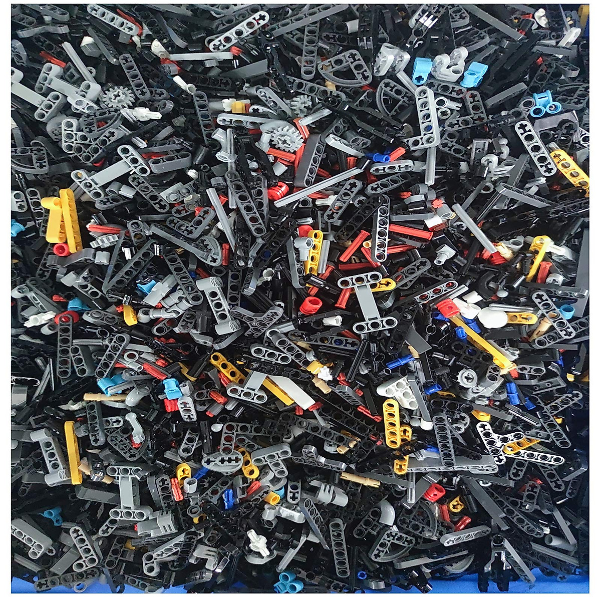 LOONGON 2 POUNDS Technical Parts Random Lot of Pieces-Compatible with major brands Technic Pieces Compatible with Lego Technic Parts Random Technical Parts
