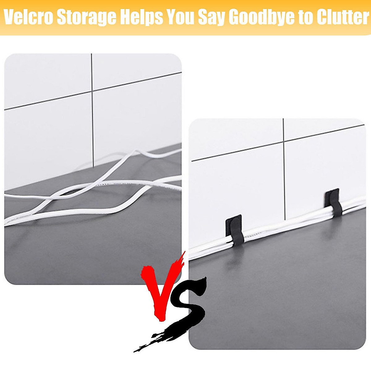 20 PCS Cord Organizer for Appliances, Cable Organizer Cord Holder for Small Kitchen Appliances, Kitchenaid Stand Mixer Air Fryer Coffee Maker Pressure Cooker (Black)