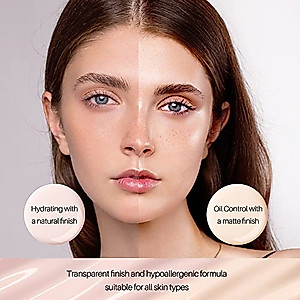 FV Primer, Makeup Hydrating Face Primer for All Skin Tones with Matte Finish, Long-lasting Smooth Silky Oil Absorbing Anti-Shine Blurring Foundation Primer 1 Fl Oz(30ml)