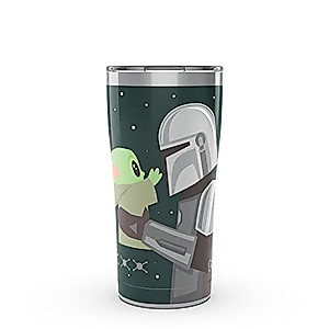 Tervis Triple Walled Star Wars - The Mandalorian Geo Pop Moment Insulated Tumbler Cup Keeps Drinks Cold & Hot, 20oz, Stainless Steel
