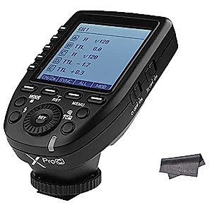 Godox XPro TTL Wireless Trigger,1/8000s High-Speed-Sync,5 Dedicated Group Bottons and 11 Customizable Functions (XPro-C Compatible with Canon)