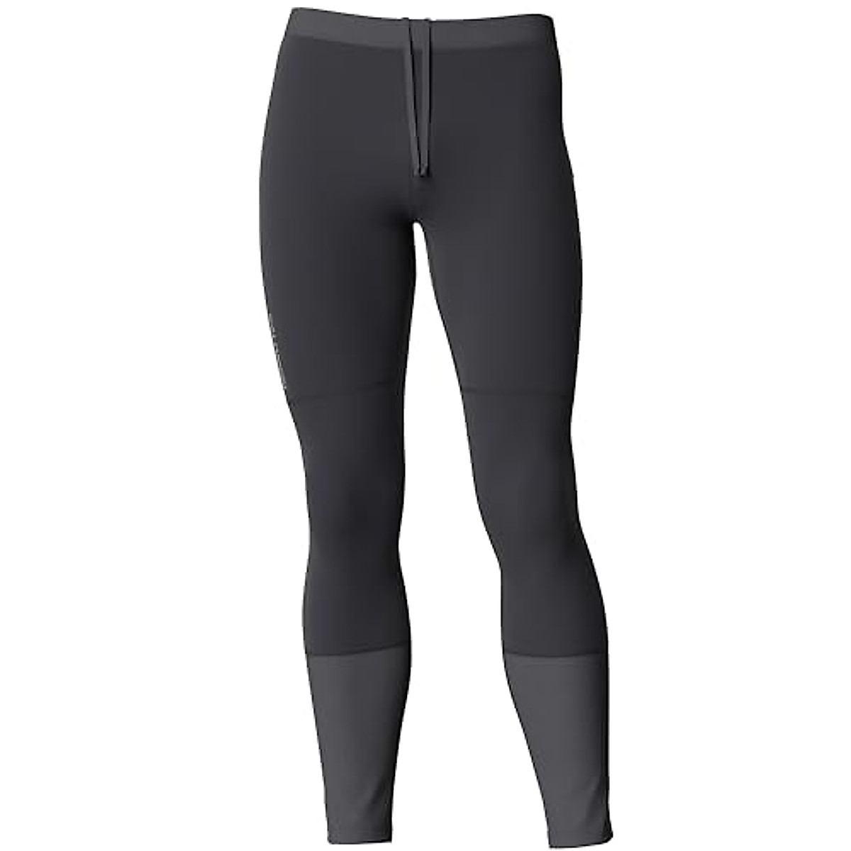 Salomon Men's Standard Cross Run Tight, Deep Black, Large
