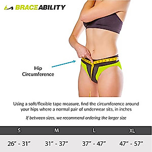 BraceAbility The Pelvic Pro Patented Prolapse Uterus Support Belt Girdle for Women’s Prolapsed for Dropped Bladder, Vulvar Varicosities, Postpartum Recovery, Symphysis Pubis Dysfunction Pain (M)