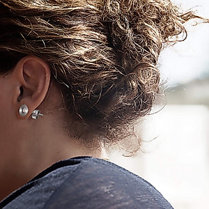 1200 PCS Earring Posts Stainless Steel and Backs with Hypo-allergenic Earring Posts Butterfly and Rubber Bullet Earring Backs for DIY Stud Earring and Jewelry Making