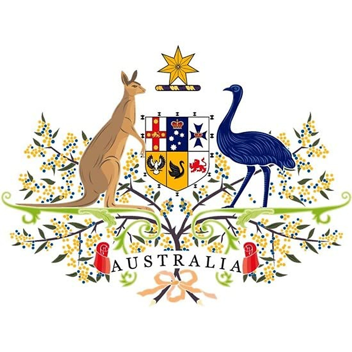 CafePress Australia Coat Of Arms Mug Ceramic Coffee Mug, Tea Cup 11 oz