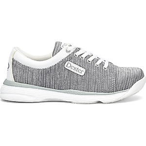Dexter Womens Ainslee Bowling Shoes Wide Width - Grey/White 9