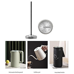 CAZSTYK Stainless Steel Milk Temperature Gauge Practical Kitchen for Baking