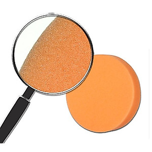 Cyclo (72-145x4-4PK) Orange Foam Compounding and Polishing Pad with Loop, (Pack of 4)