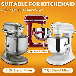 Stand Mixer Cover, Kitchen Aid Mixer Cover Compatible with 6 7 8 Qt Bowl-Lift Stand Mixer Kitchen Aid Mixer Assecories