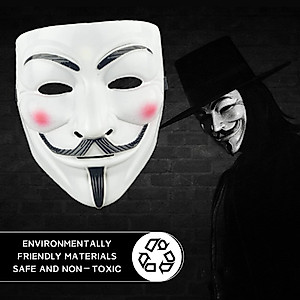 VANVENE Anonymous Guy Mask White