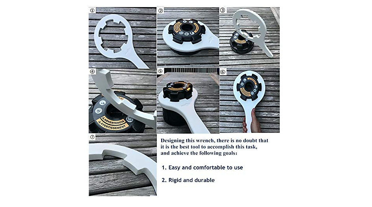 Chlorinator Lid Wrench Opener for Hayward Pumps