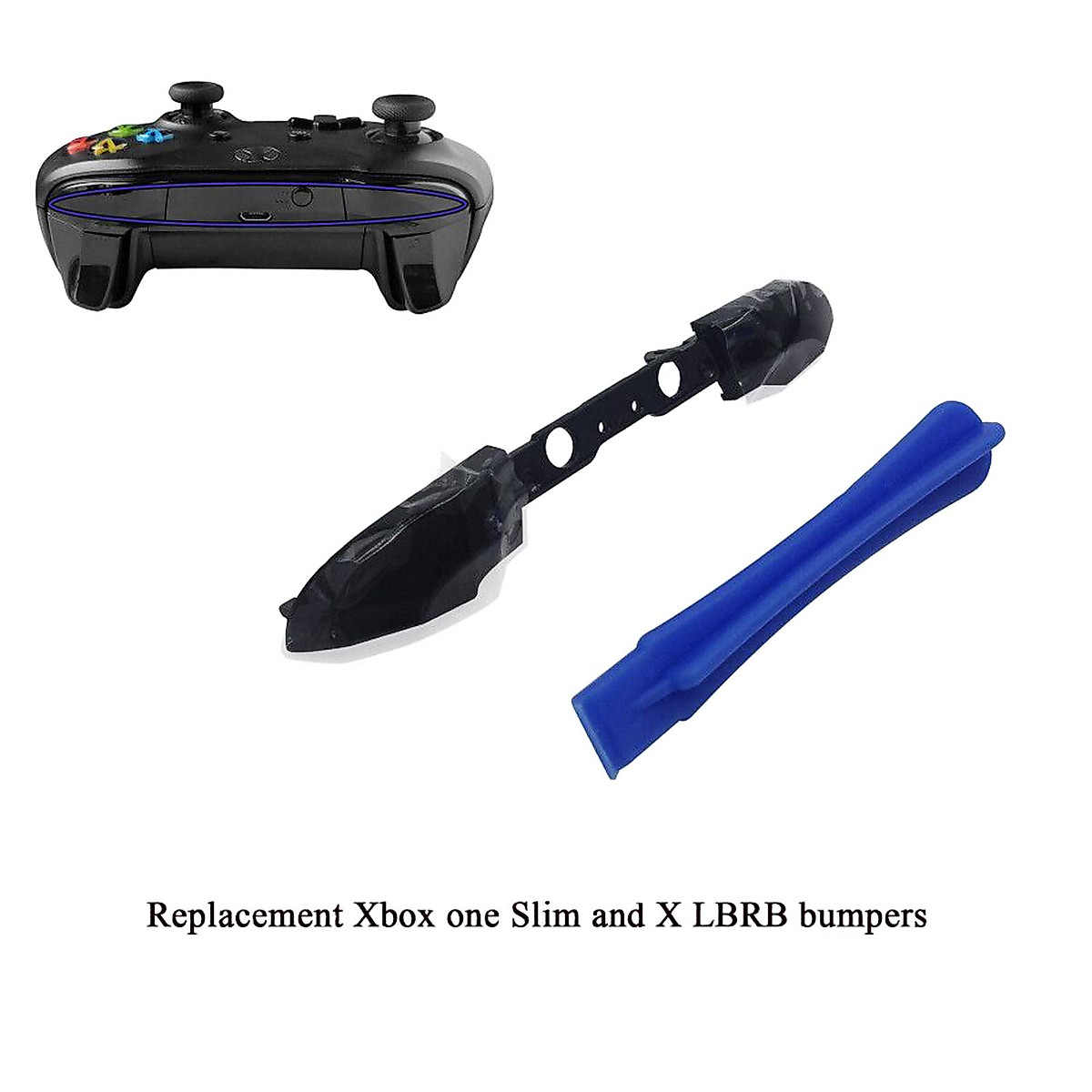 LB RB Bumper Trigger Buttons with Tools for Xbox One X, Xbox One S Controllers