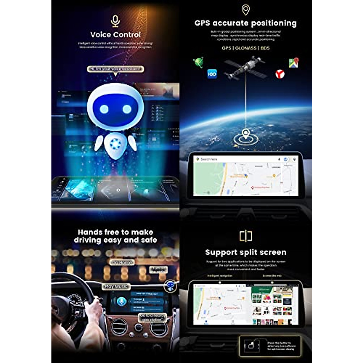 Android 12 Car Stereo GPS Sat Nav for BMW 5 Series F10/F11 520 523 525 530 Touchscreen Multimedia Player Mirror Link TPMS CarPlay + DVR,8-core 4+64-2013-2016 NBT 12.3 inch