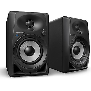 Pioneer DJ DM-40BT Desktop Monitor System with Bluetooth Functionality, 4-Inch (Pair, Black)