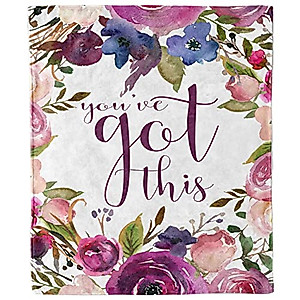 You Got This Blanket | Inspirational Blanket | Chemo Get Well Soon Gift | Get Well Blanket | Healing Thoughts Blanket | Breast Cancer Gift | Recover from Surgery Gift for Women