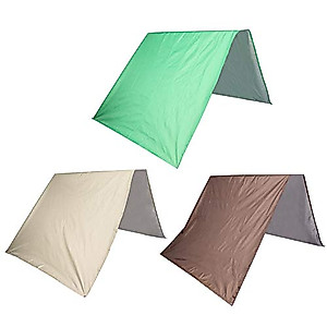 AUNMAS Outdoor Swing Patio Swing Square Canopy Kids Playground Roof Shade Canopy Cover Replacement Tarp Sunshade for Garden, Green(1#)