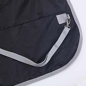 Gallopoff 1200 Denier Rip-Stop Turnout Rain Sheet Lightweight Waterproof Breathable Horse Blanket (No Fill) Pinkgrey 69"