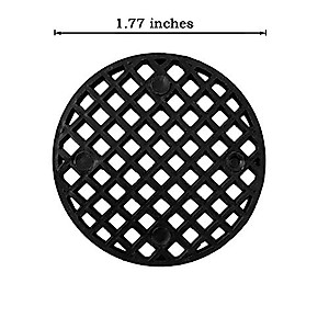 ROSOLI 50 Pack Flower Pot Hole Mesh Pad, 4.5CM/1.8 icnhes Round Ultra Rigid Bonsai Pot Mesh Drainage Screens