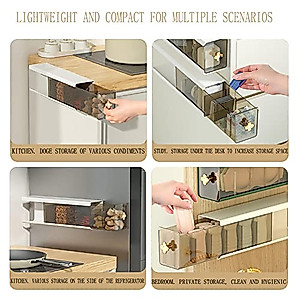 Underwear storage box, household wardrobe wall hanging non-perforated compartment storage, socks finishing transparent storage box wall mounted underwear storage box, for wardrobes and bathrooms