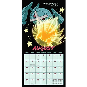 Pokémon Moves 2023 Wall Calendar