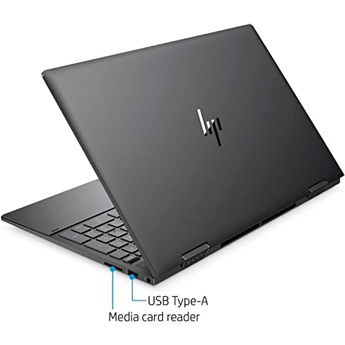 HP Envy x360 2-in-1 Touch Laptop, 15.6inch FHD IPS 400nits 100% sRGB Display, 8-Cores Ryzen 7 5700U(> i5-1135G7), 14 hr Battery Life, Webcam,Wi-Fi 6, Fingerprint (32GB RAM | 1TB PCIe SSD) Black