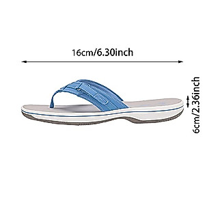 justHIGH Women's Orthotic Sandals - Arch Support and Walking Comfort Non-Slip Male Beach Flip Flops
