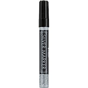 PILOT Metallic Permanent Paint Markers, Silver, Medium Point, 12-Pack (41800)