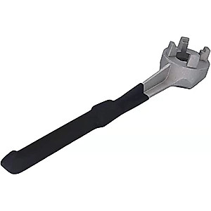 NACHEE Bung Wrench 55 Gallon Drum,Aluminum Drum Wrench Barrel Wrench Drum Opener Tool for Opening 10 15 20 30 50 55 Gallon Drum,with Plastic Comfortable Dip Handle