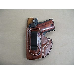 Azula Gun Holsters IWB in The Waist Band Leather Concealed Carry Holster for Raven Arms 25 MP-25 Pistol TAN Left Hand