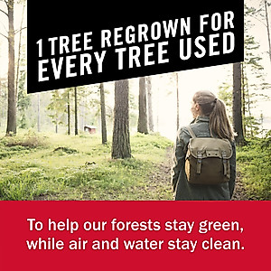 Brawny® Tear-A-Square® Paper Towels, 6 Double Rolls = 12 Regular Rolls