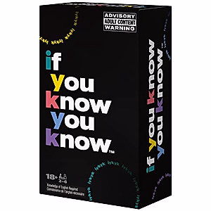 If You Know You Know IYKYK - The Question Card Game | Adult Games for Game Night | Board Games for Adults | Party Games for Adults Ages 18 & up