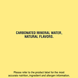 S.Pellegrino Essenza Lemon Lemon Zest Flavored Mineral Water, 11.15 fl oz. Cans (24 Count)