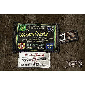 Irish Ivy Cap, 100% Pure Irish Wool, Made in Ireland, Dark Gray, Medium