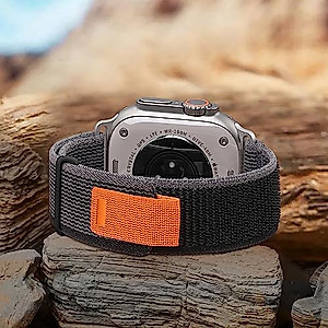 Rubinom Trail Loop Compatible with Apple Watch Ultra Band 49mm 45mm 44mm 42mm 41mm 40mm 38mm Men Women, Soft Braided Weave Nylon Sport Wristbands for iWatch Ultra 2 Series 9 8 7 6 5 4 3 2 1 SE