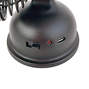 HUNTER Personal Retro USB Fan, 5" inch, Matte Black