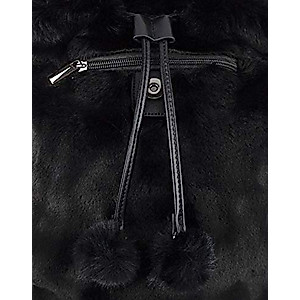 Danielle Nicole Disney Cinderella's Lucifer Faux Fur Backpack One Size