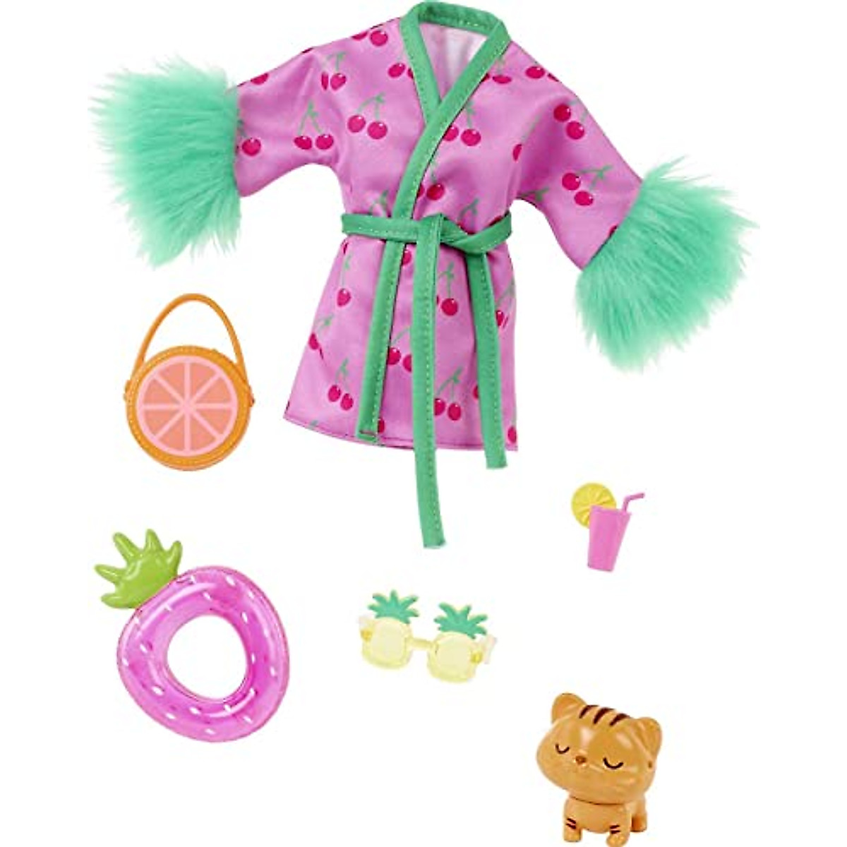 Barbie Extra Pet & Fashion Pack with 6 Pieces Including Pet Kitten, Pet Accessories & Fashion Pieces Doll, Gift for Kids 3 Years Old & Up