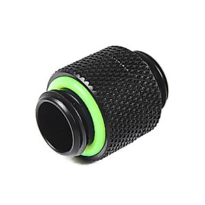 Barrow G1/4" Male To Male Extender Fitting, Rotary, Black