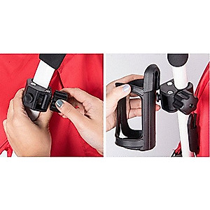 Cup Holder For Babyzen YOYO Stroller,360 Degrees Adjustable Drink Holder Universal For Baby Stroller/Pushchair, Bike Cup Holder