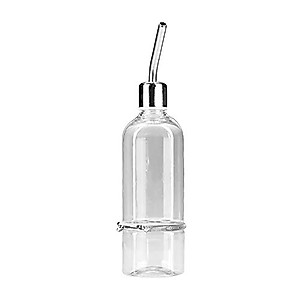 ViaGasaFamido Pet Waterer Feeder, Stainless Steel Ball Nipple Automatic Rabbit Feeder Parrot Bird Hanging Water Feeding Bottle No Drip Dispenser for Small Animals Bird Hamster Rabbit(S)