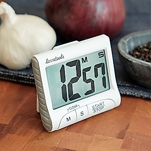 Lavatools KT1 Digital Kitchen Timer & Stopwatch, Large Display, Bold Digits, Simple Operation, Loud Alarm, Magnetic Kickstand for Cooking and Classroom