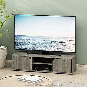 Furinno Classic Stand for TV up to 55 Inch, French Oak