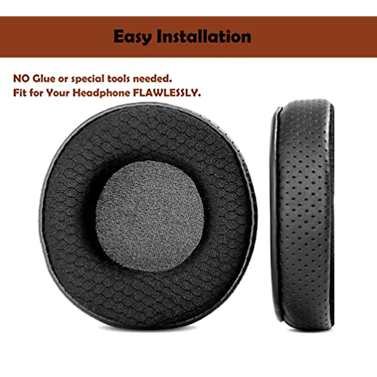 DowiTech Professional Headphone Replacement Ear Pads Cushions Headset Earpads Compatible with AKG K52 K72 K92 K240 Headphone Headset