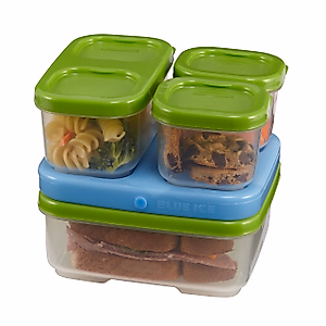 Rubbermaid LunchBlox Side Container, Green, Pack of 2