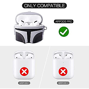 Case Cover with Keychain for AirPods Pro, Silicone Earbud Cover with Keychain for Airpods Pro (for AirPods Pro)