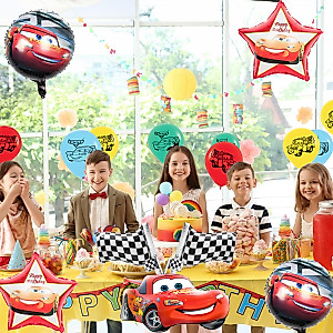 Cars Balloons, Cars Party Supplies, Cars Birthday Decorations for Boys and Girls