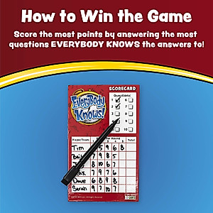 Endless Games Everybody Knows! - Trivia Card Game - 2018 Edition