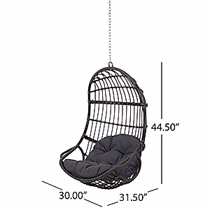 Christopher Knight Home Hammock/Swing, Gray + Dark Gray