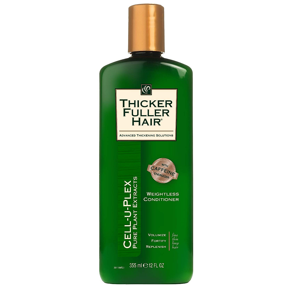 Thicker Fuller Hair Conditioner Weightless 12 Ounce (355ml) (Pack of 3)