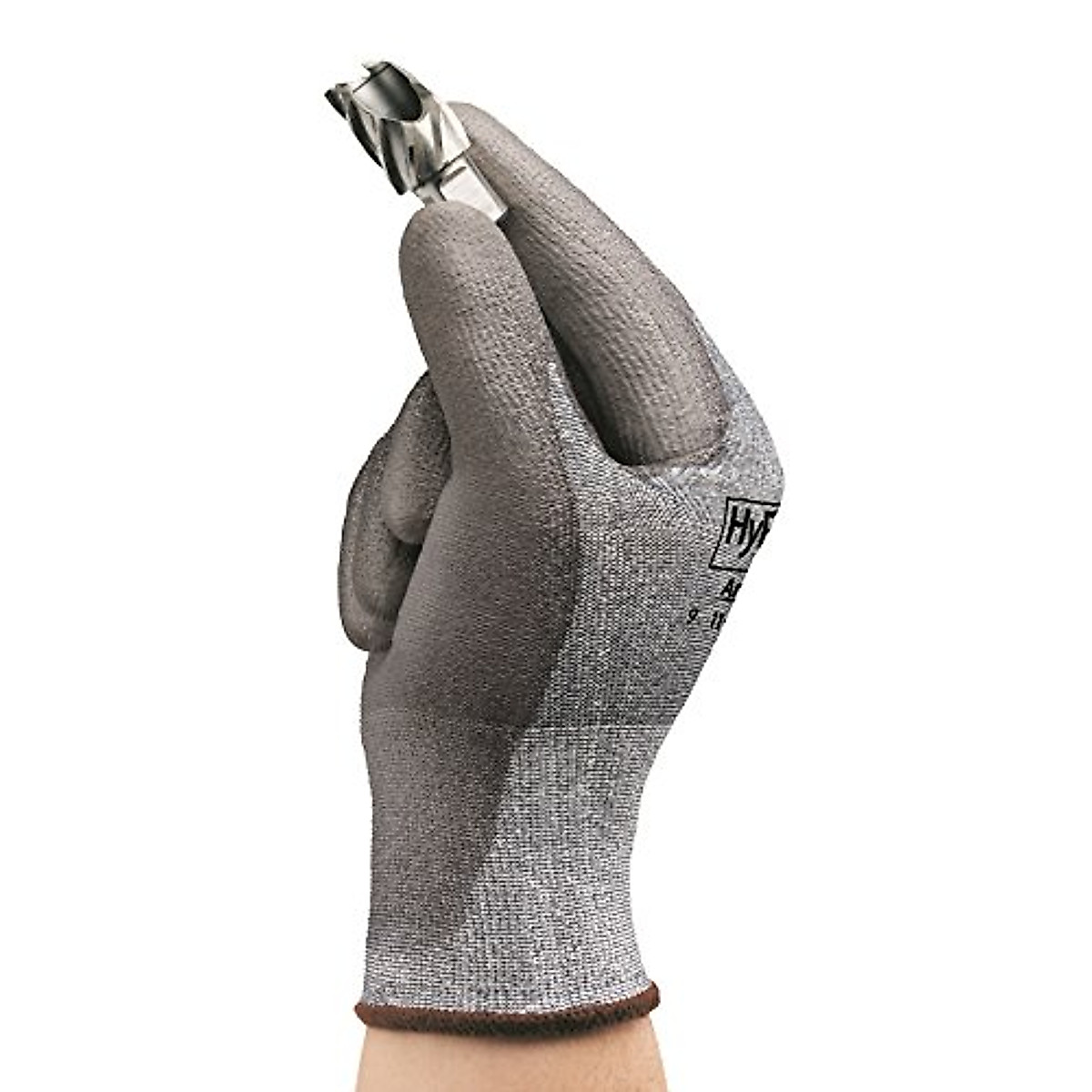 Ansell HyFlex 11-627 Lycra Light Duty Safety Glove with DSM Dyneema Technology, Abrasion/Cut Resistant, Size 10, Gray (Pack of 12 Pair)